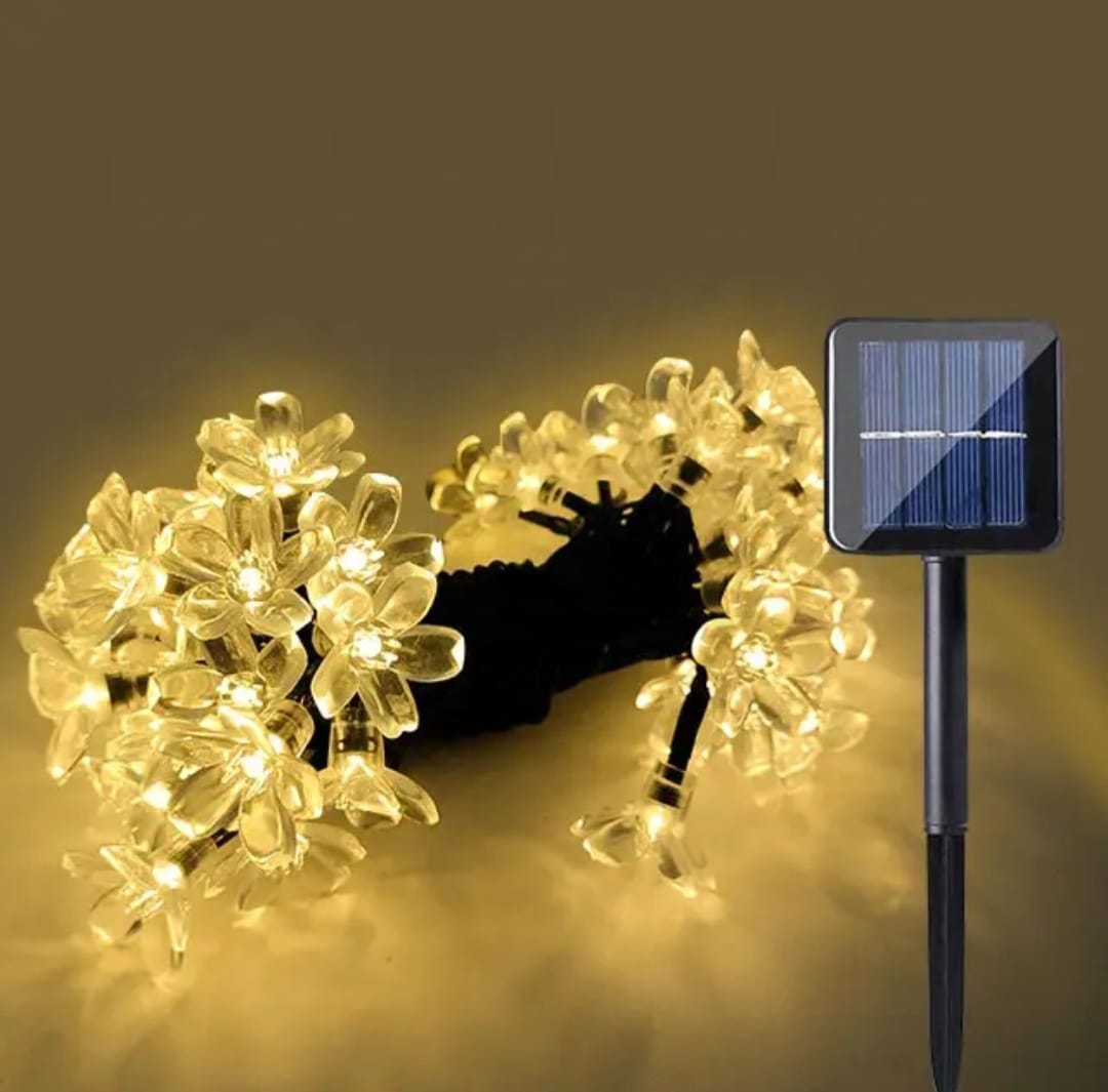 Luz Tipo Flor LED 5m con 20 Flores - Envío Gratis