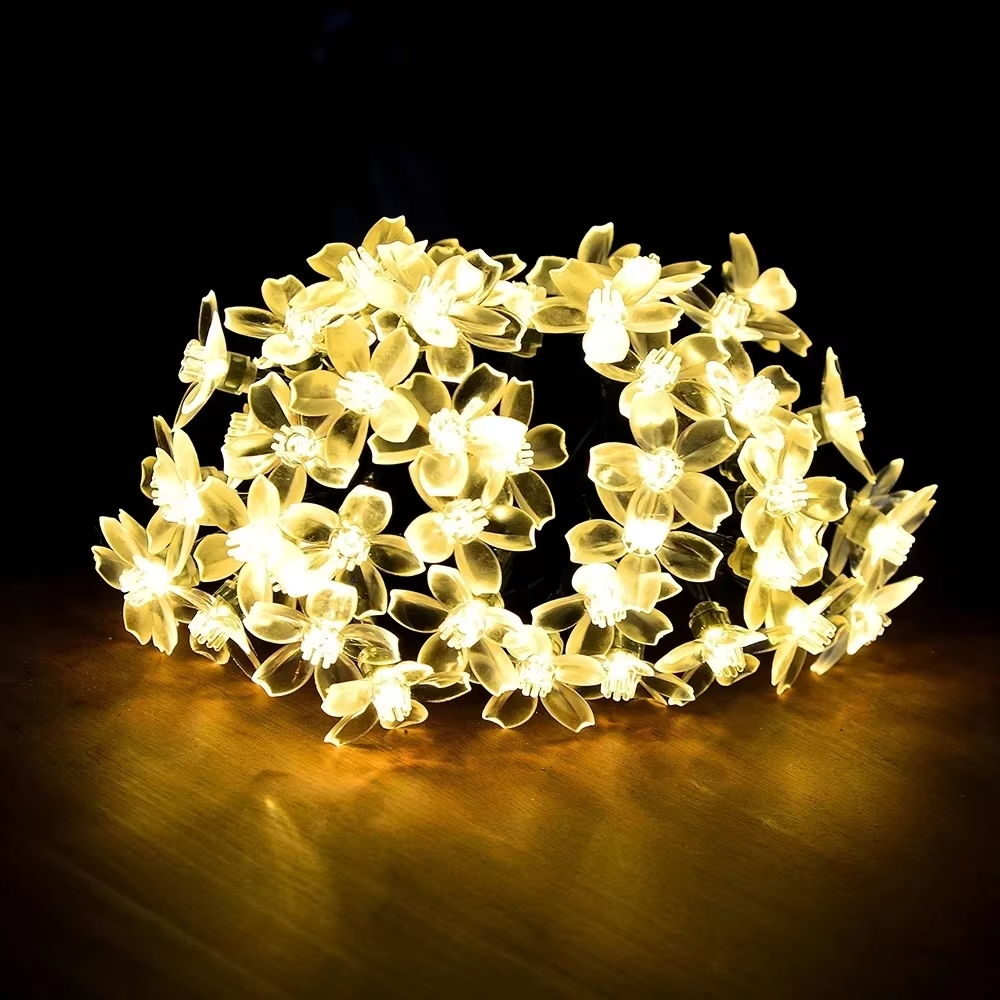 Luz Tipo Flor LED 5m con 20 Flores - Envío Gratis